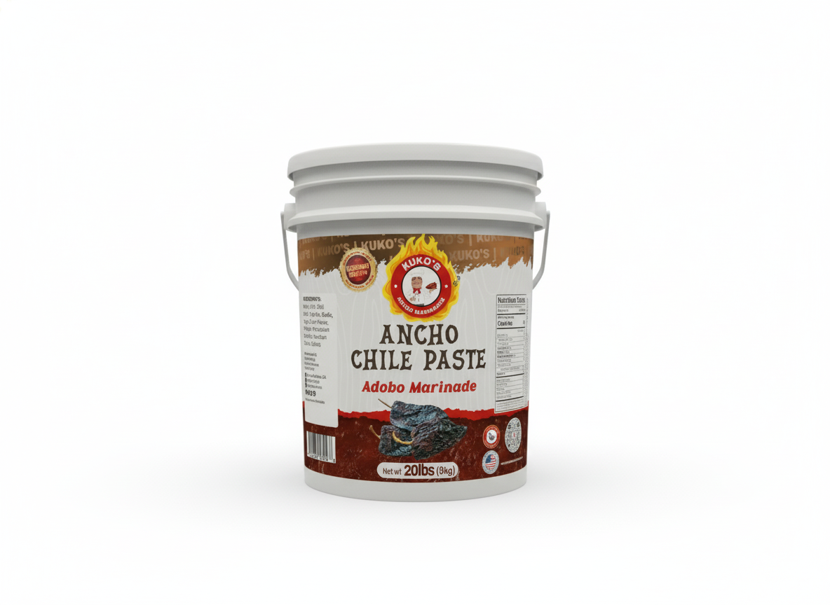 Ancho Chile Paste Adobo Restaurant Food Service 20lbs – Kukos M Foods